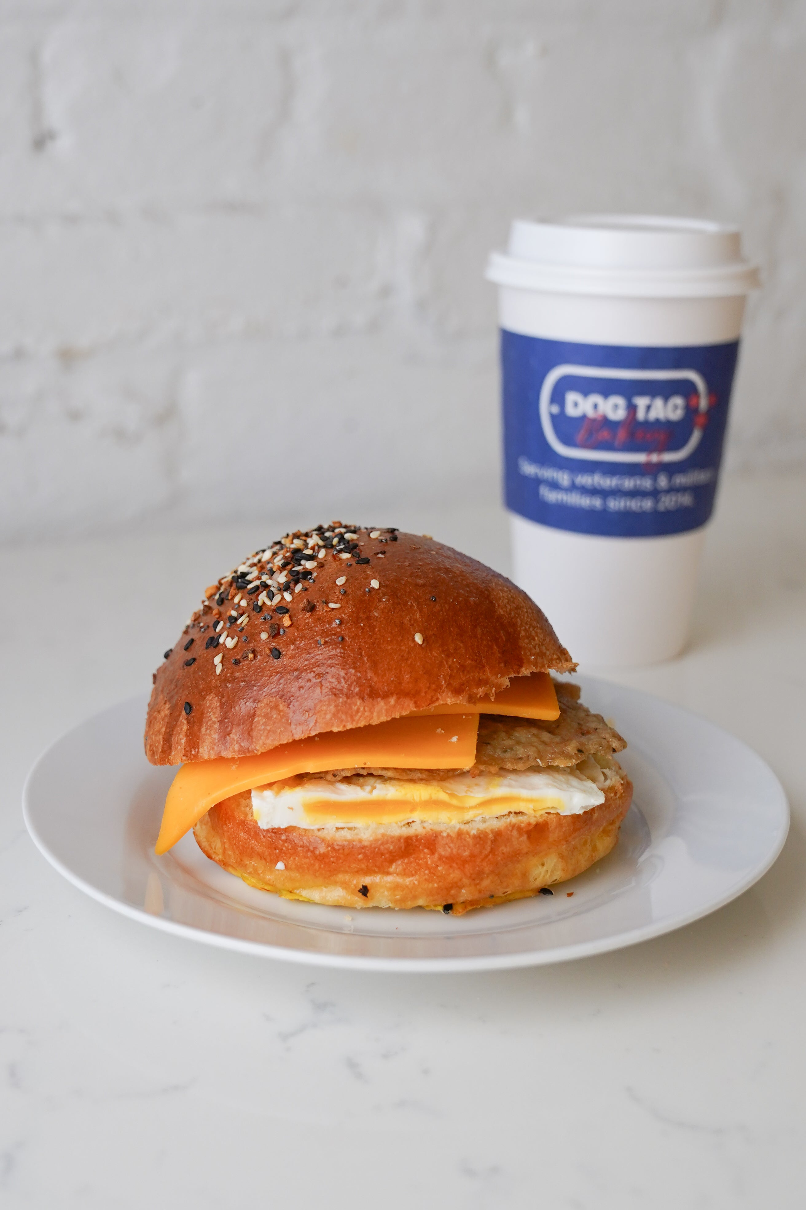 Deluxe Breakfast Sandwich – Dog Tag